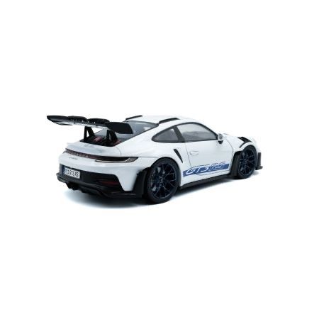 SOLIDO 1/18 PORSCHE 911 GT3RS WHITE WITH BLUE STRIPES 2024 (Neu und ...