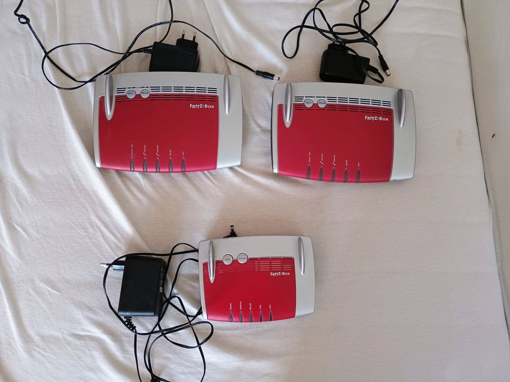 Fritz!Box Set 3 Router (Gebraucht) in Rehetobel für CHF 9 – mit Lieferung auf Ricardo kaufen