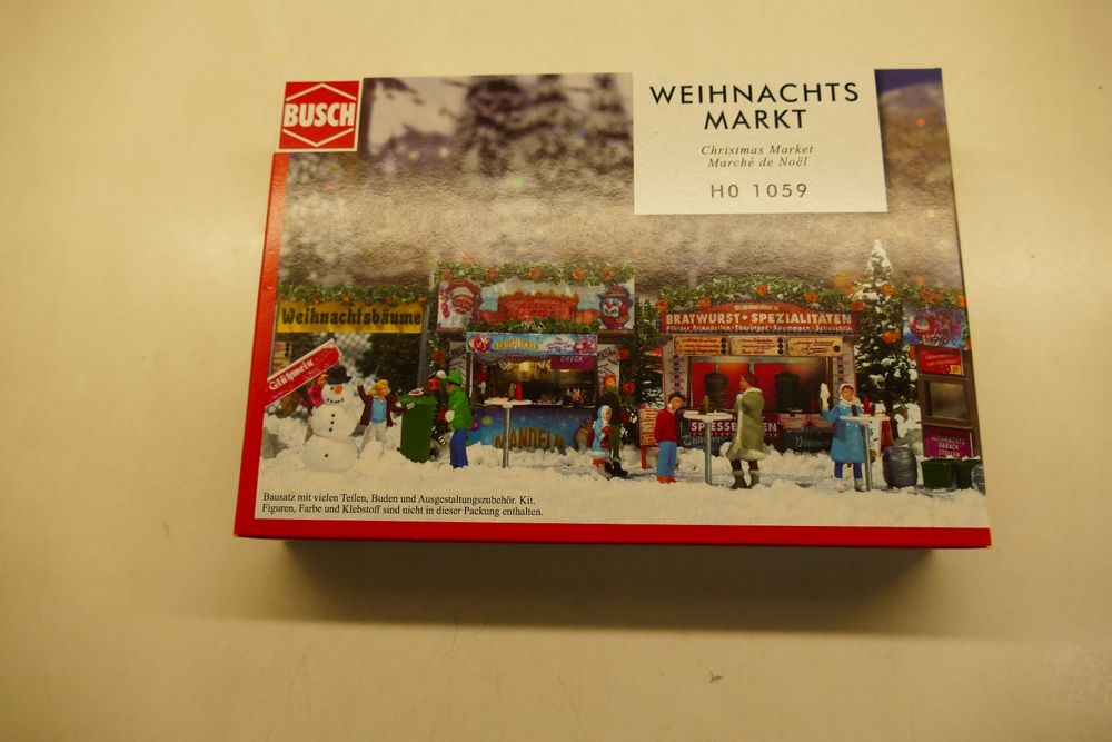 Busch H0: Weihnachtsmarkt | Kaufen auf Ricardo