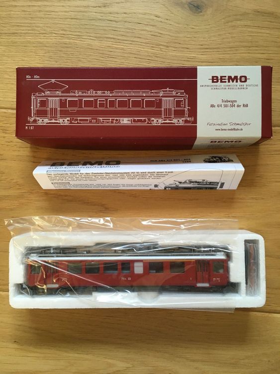 Bemo RhB Triebwagen ABe 4/4 503 | Kaufen auf Ricardo