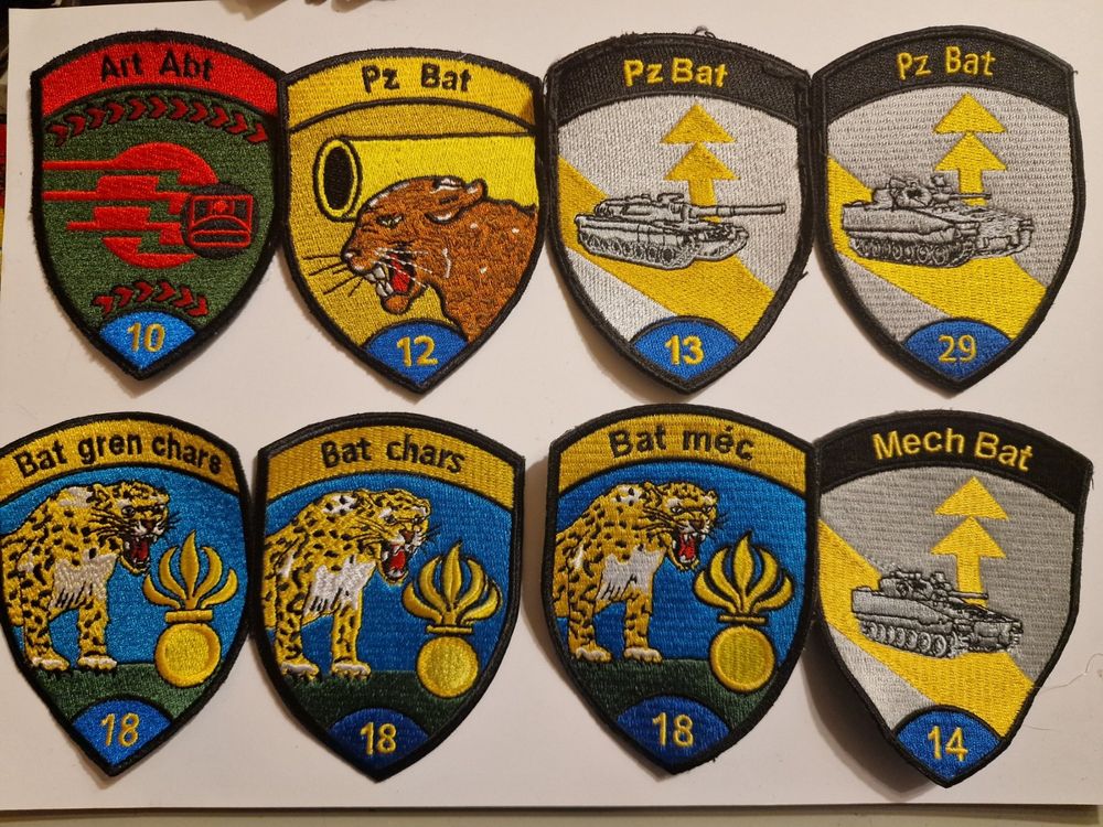 8 Badges Panzer Blau | Kaufen auf Ricardo