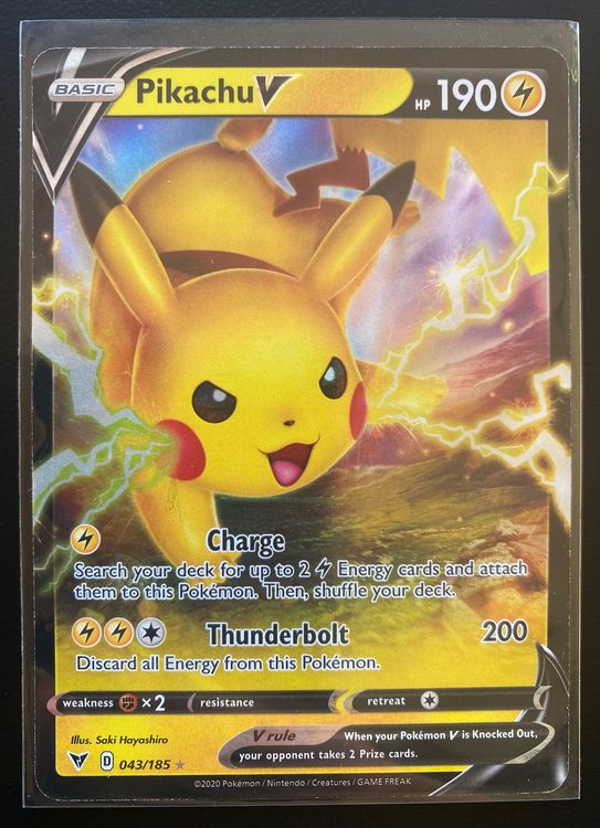 Pikachu V 043/185 - Vivid Voltage (Gebraucht) in Lugano für CHF 2 – mit ...