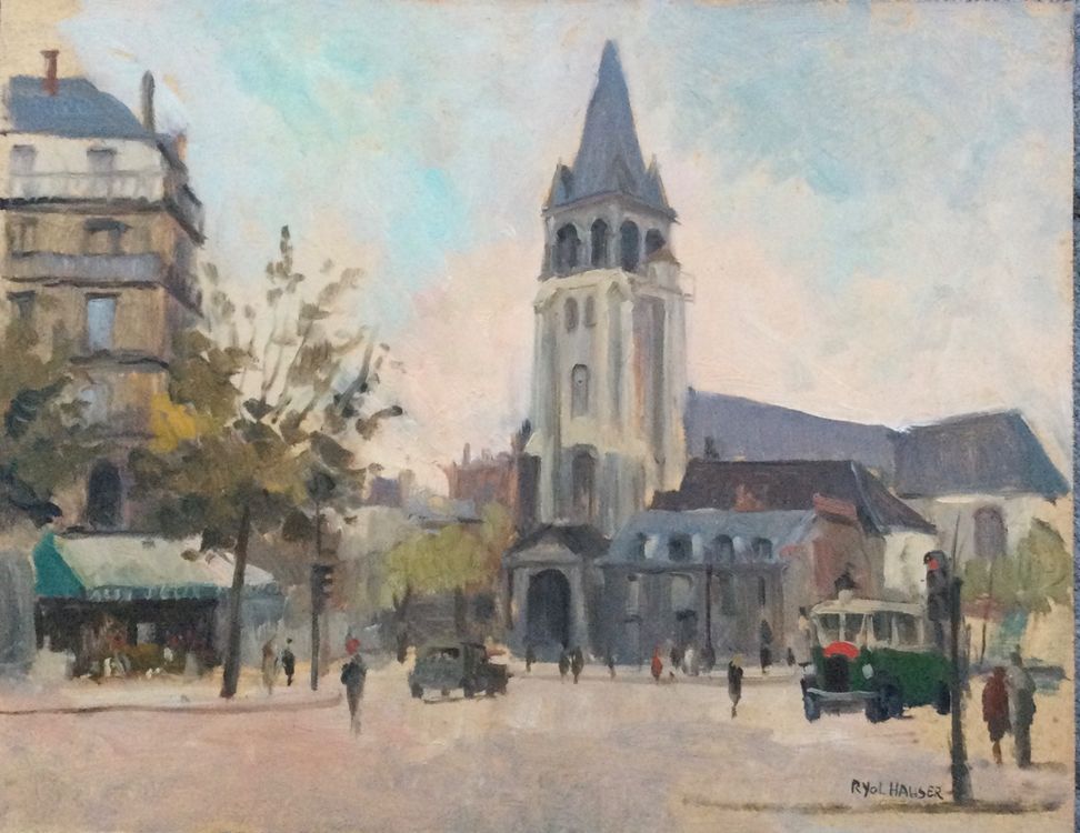 Renée Yolande HAUSER (1919-2008) Kirchen Ansicht Gemälde (Gebraucht) in ...