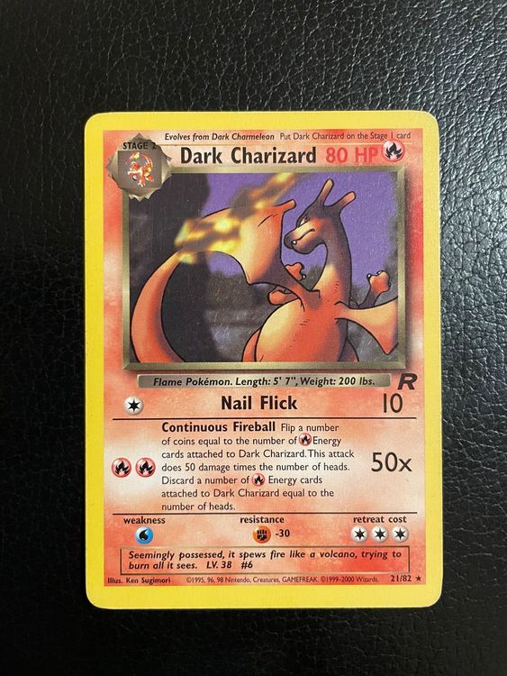 Team Rocket Charizard rare 21/82 Ab 1 (Gebraucht) in Paradiso für CHF ...