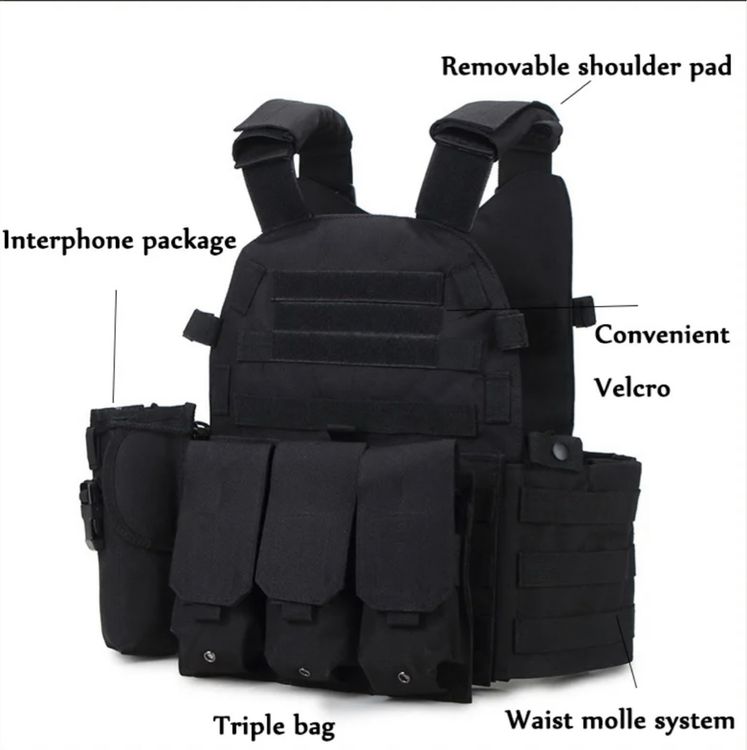 Tactical Vest Body Armor Combat Army CS Gear | Kaufen auf Ricardo