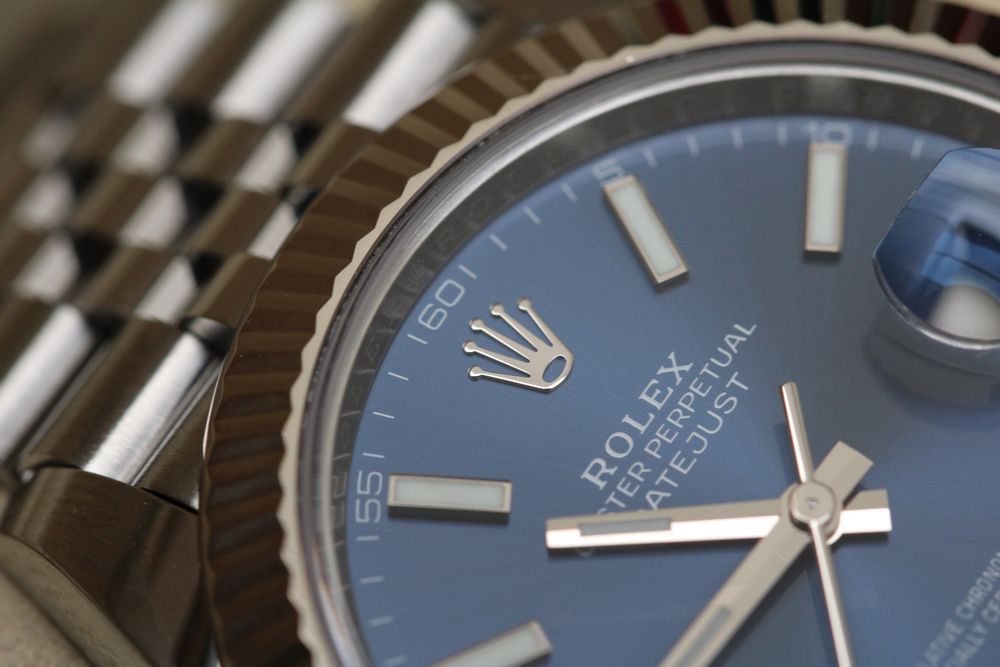 Rolex Datejust 41 blue Dial mit Weissgold Lunette (Neu (gemäss ...