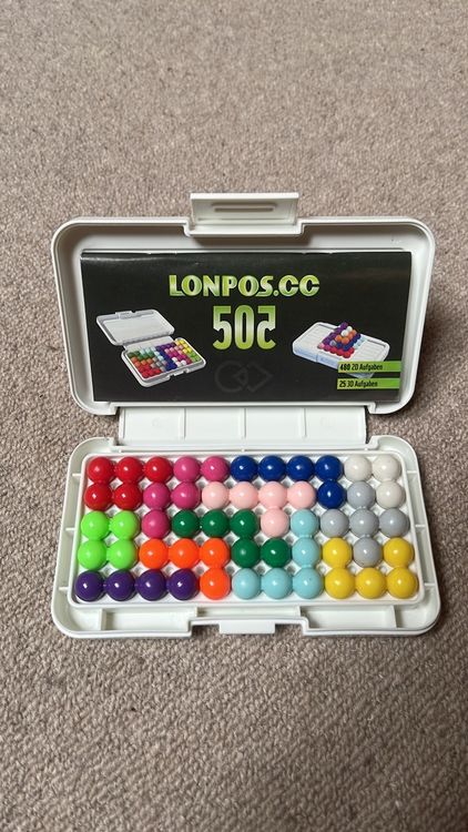 Logikspiel LONPOS 505 PYRAMID mit 2D & 3D Aufgaben (Neu (gemäss ...
