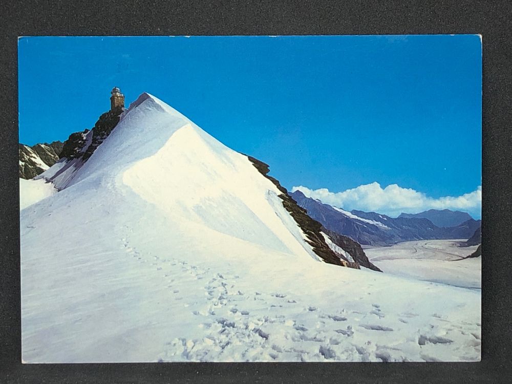 Jungfraujoch 3454m Sphinx-Observatorium mit Aletschgletscher (Gebraucht) in Widnau für CHF 1 ...
