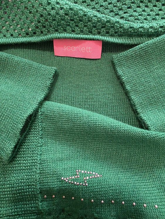 Le pull vert 100% laine de chez Starlett (Neuf avec emballage d'origine ...