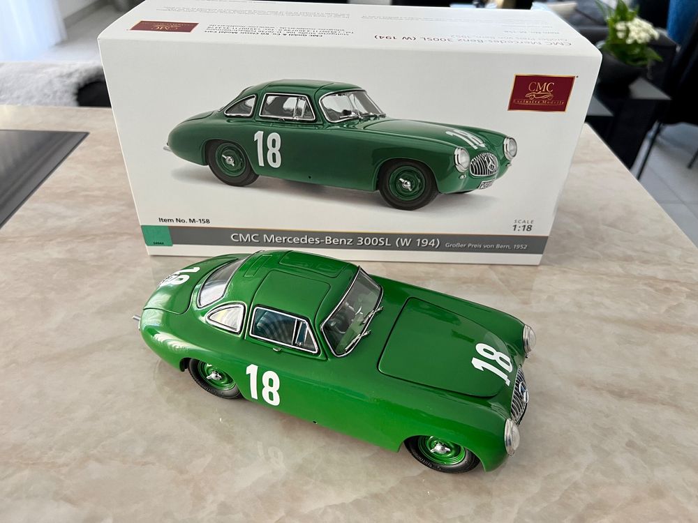 1:18 CMC Mercedes-Benz 300SL W194 grün 0969/1500 (Defekt) in Winterberg ...