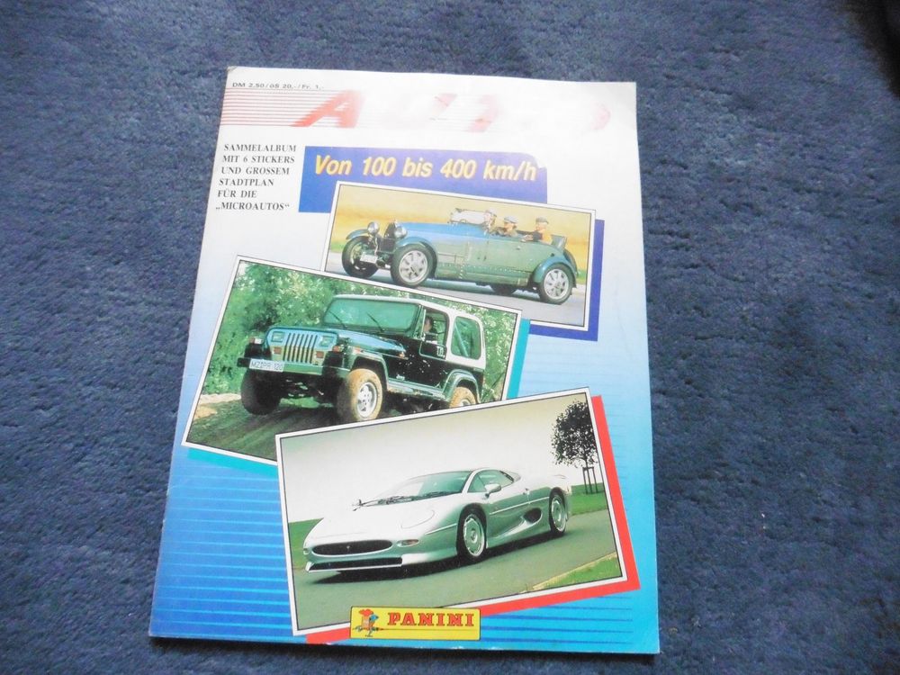 PANINI,Auto 100 bis 400 km/h,komplett!Ferrari,Aston Martin.. (Gebraucht ...