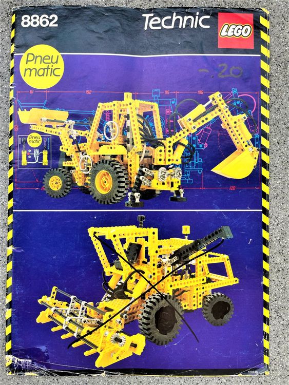 LEGO Technic # 8862 ANLEITUNG für JCB Bagger (Gebraucht) in LAUSANNE ...