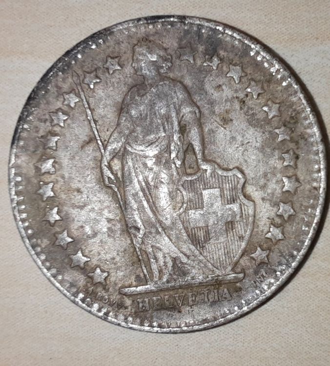 50 Rappen Münze silber 1944 (Gebraucht) in Muhen für CHF 1 – mit Lieferung auf Ricardo kaufen