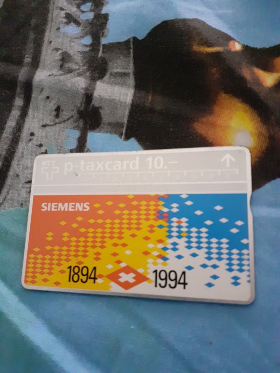Siemens p-taxcard 10.- 1894-1994 Rarität Sammler | Kaufen auf Ricardo