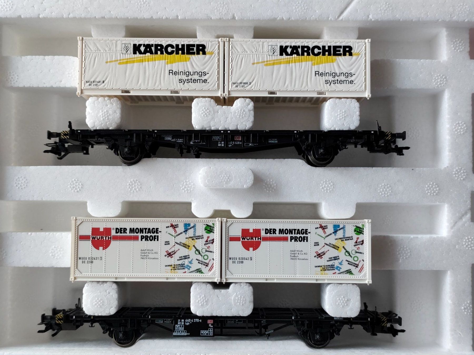 Wagen-Set Containertransport der DB AG von Märklin H0, WS (Neu und ...