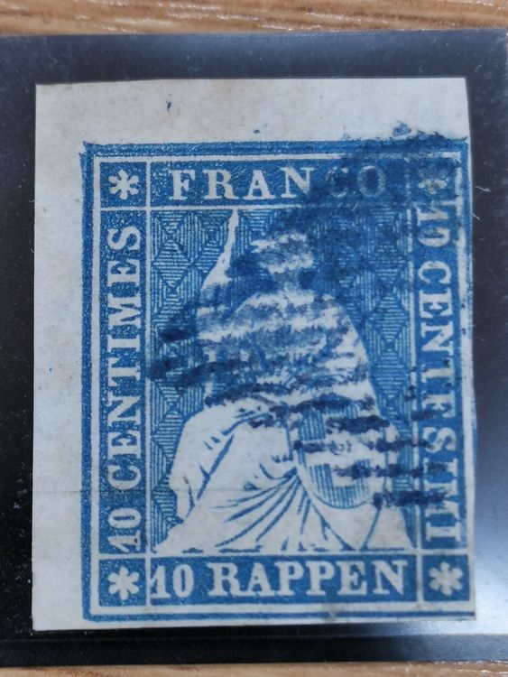 Strubel 23Aa Kat. 1300.- Abart, Attest Urs Hermann (Gebraucht) in ...