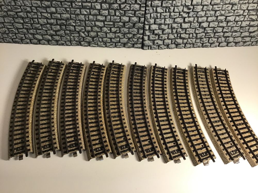 Modelleisenbahn Märklin M-Gleis Spur H0 Set 10Stk Art 5100 (Gebraucht ...