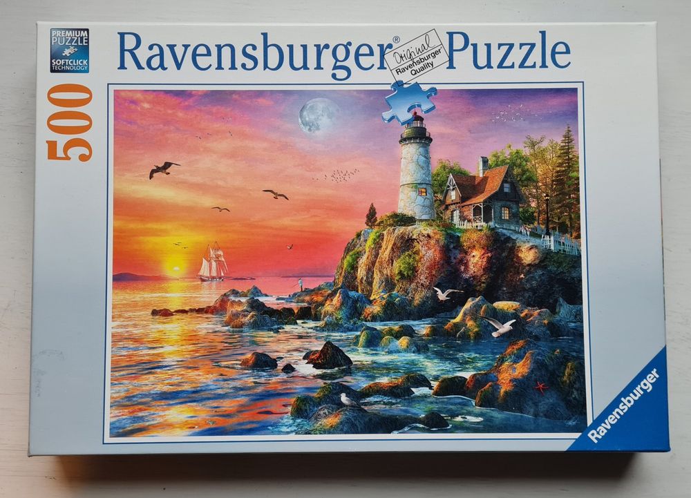 PUZZLE 500 Leuchtturm am Abend Ravensburger | Kaufen auf Ricardo
