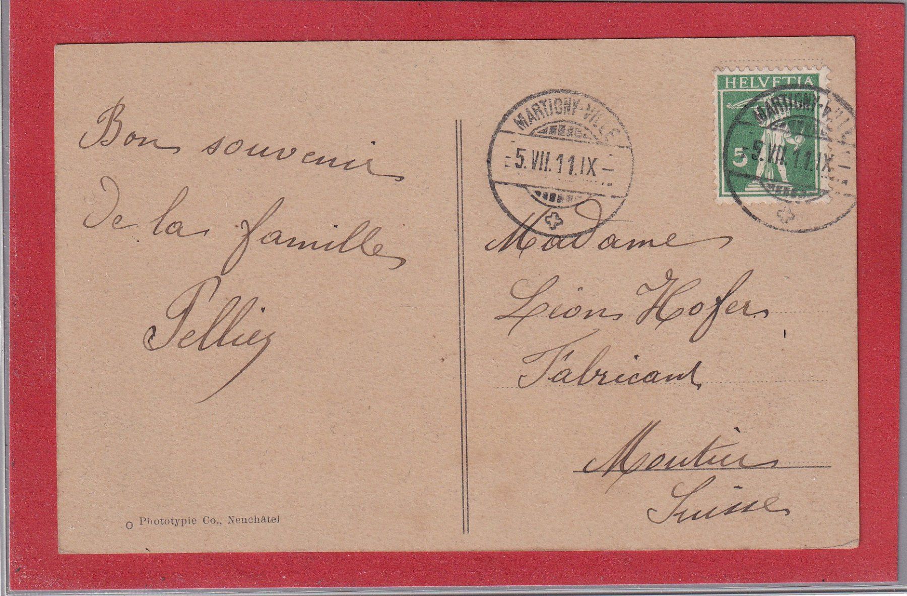 Martigny - Vieux pont sur la Dranse - 1911 (D'occasion) à Orvin pour ...