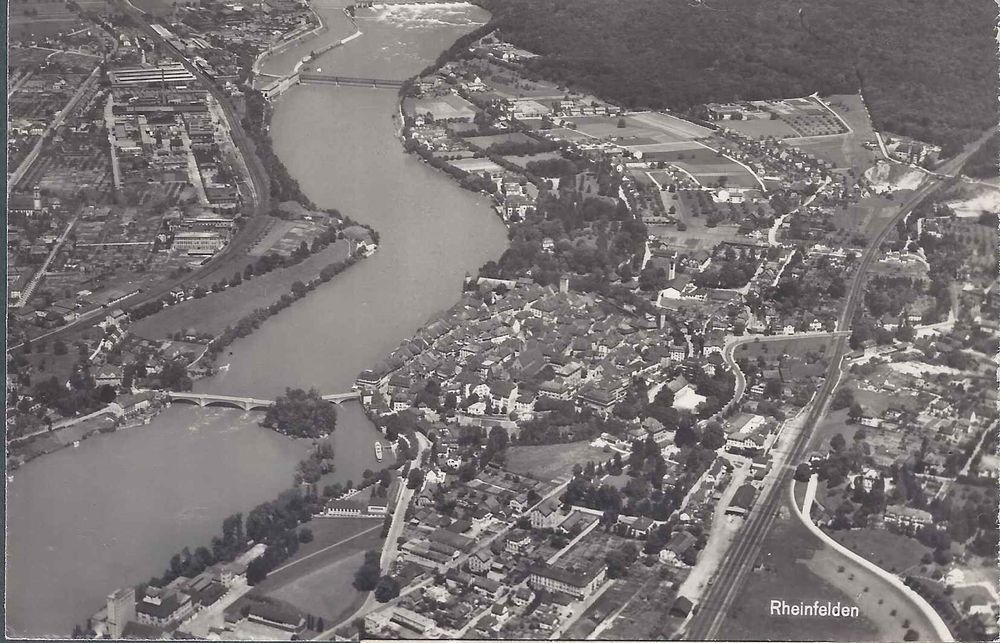 Rheinfelden AG Flugaufnahme Nr.654 , 1958 (Gebraucht) in Solothurn für ...