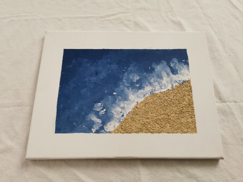 Gemälde auf Leinwand - Strand (Gebraucht) in Herzogenbuchsee für CHF 101 – mit Lieferung auf ...