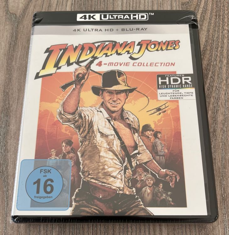 Indiana Jones - Collection (1-4) UHD / 4K (Neu und originalverpackt) in ...