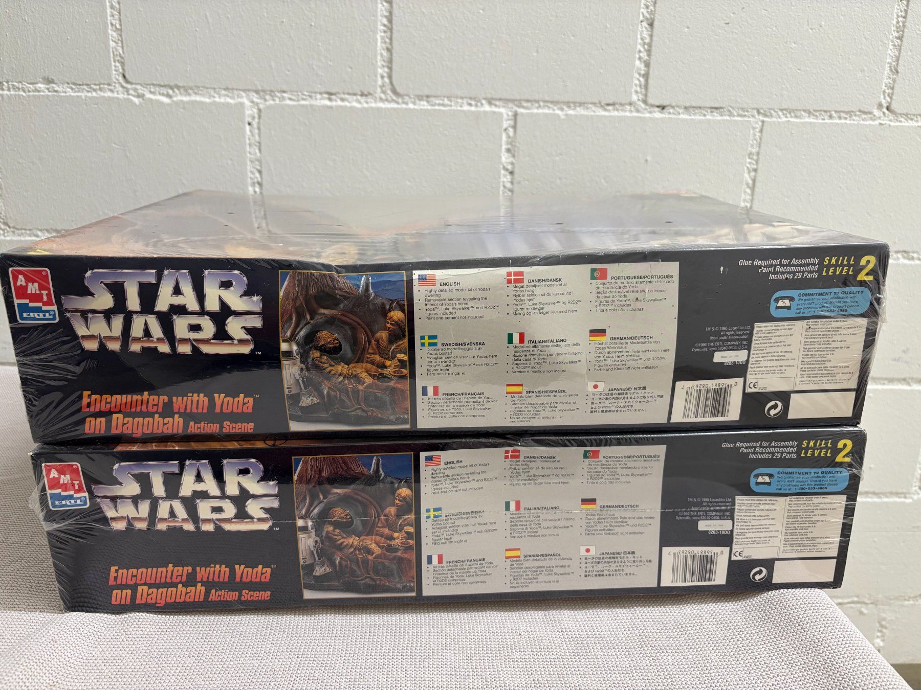 NEU AMT ERTL Modellbausatz1995-Encounter with Yodaon Dagobah (Neu und ...