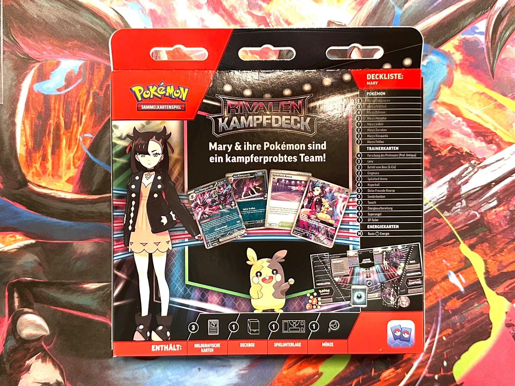Pokémon Rivalen Kampfdeck Mary mit Marys Morpeko DE NEU/OVP (Neu und ...