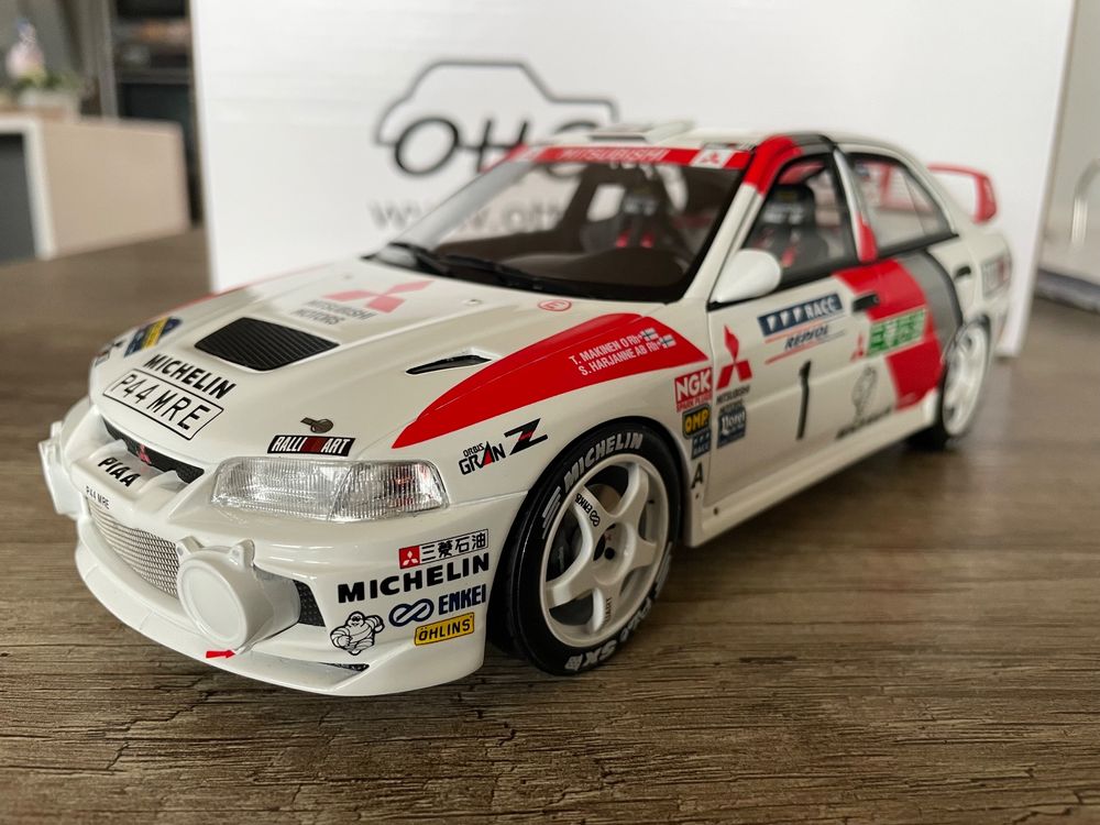 MITSUBISHI LANCER EVO IV WRC OTTOMODELS 1/18 NEW | Kaufen auf Ricardo