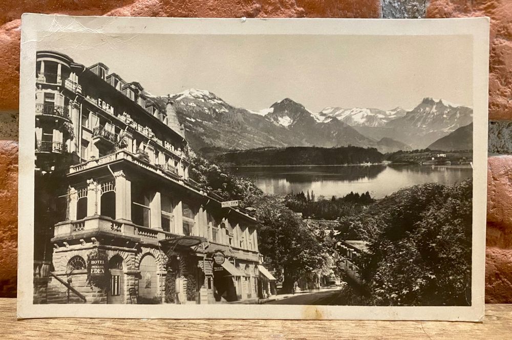 1930 - Alte Foto AK Luzern - Hotel Pension Eden | Kaufen auf Ricardo