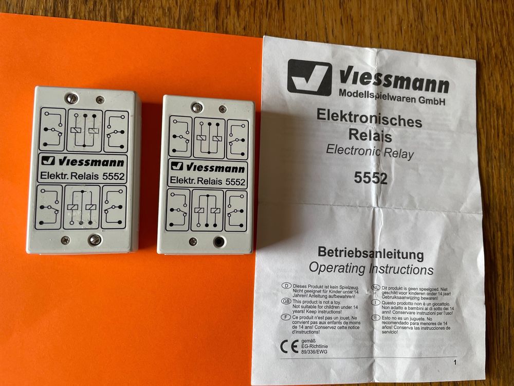 VIESSMANN 2x Elektronisches Relais 5552 (Gebraucht) in Rorschach für ...