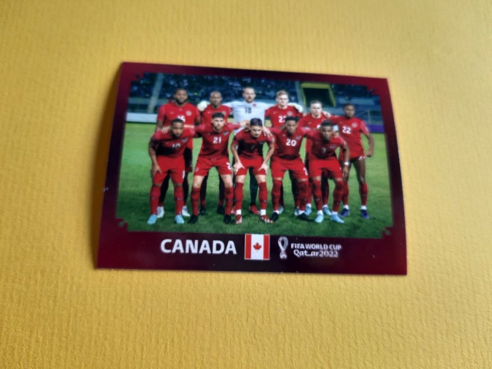 WM 2022 in Qatar CAN Nr. 1 Mannschaftsbild (Neu (gemäss Beschreibung ...