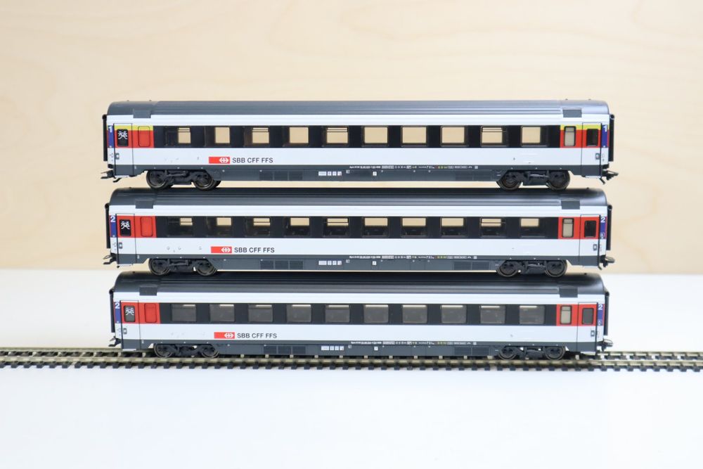 Märklin 3 x SBB EuroCity-Schnellzugwagen H0 (Gebraucht) in Winterthur für CHF 94 – mit Lieferung ...