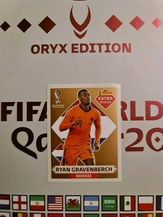 Panini Extra Sticker Qatar 2022 Ryan Gravenberch BRONZE (Neu (gemäss Beschreibung)) in Wädenswil ...