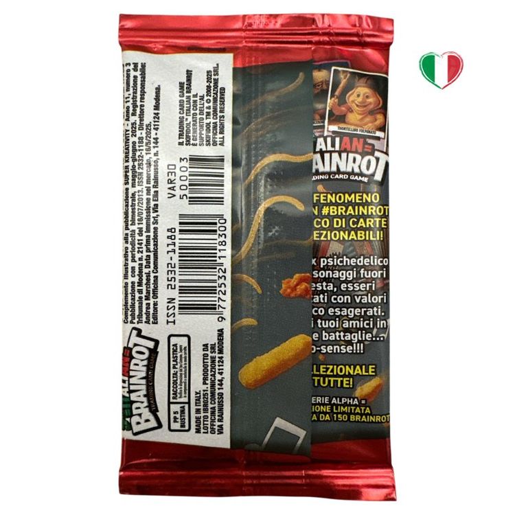 1x Booster Pack/ Italian Brainrot TCG–Universo Psichedelico (Neu und ...