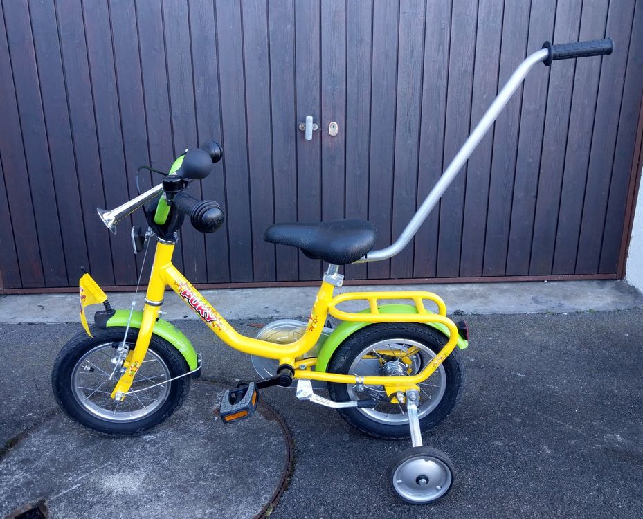 PUKY Kindervelo Z2 Gelb, mit PUKY Stützräder und PUKY Stange (Gebraucht ...