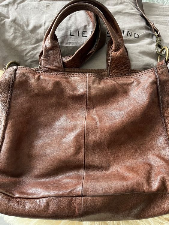 Liebeskind Berlin Leder Handtasche dunkelbraun (Gebraucht) in ...