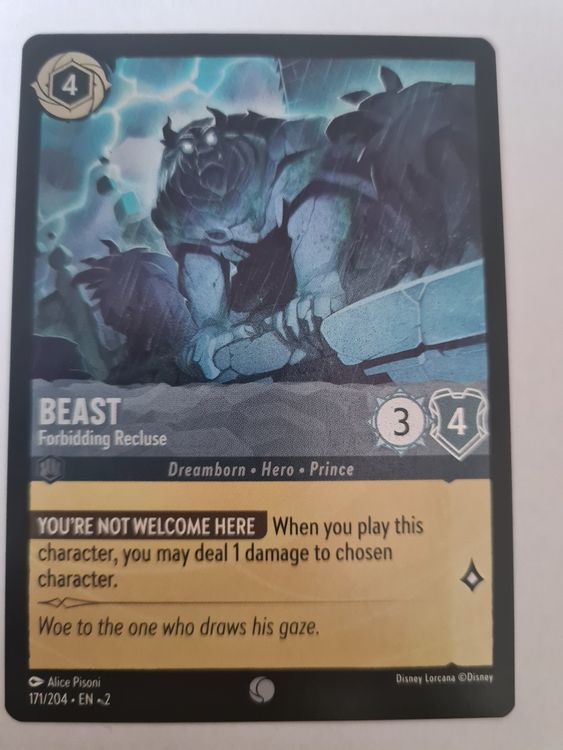 Lorcana, Beast - Forbidding Recluse, 171/204-EN-2 FOIL (Neu (gemäss Beschreibung)) in Sachseln ...