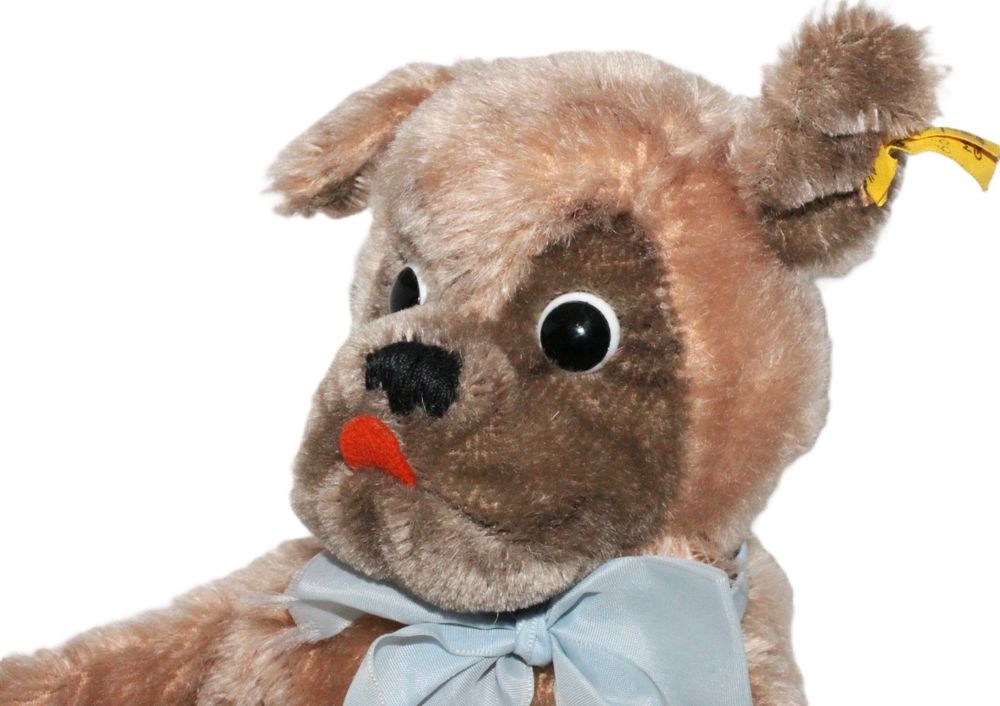 Steiff Handpuppe Hund Dog Mops Handspielpuppe (0325-034) (Gebraucht) in ...