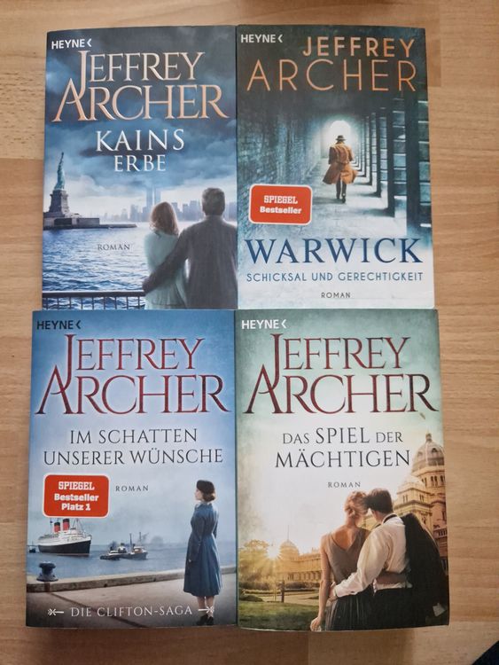 4 Jeffrey Archer Romane Historisch📚 (Gebraucht) in Neuhausen am Rheinfall für CHF 8 – mit ...