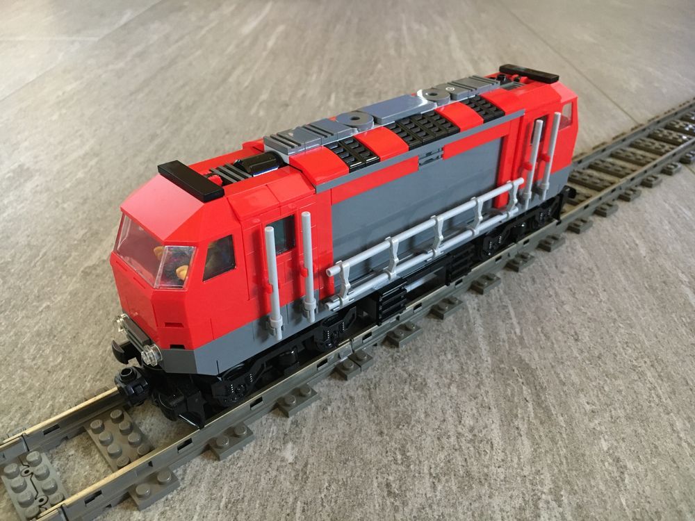 LEGO 60098 - Lok Schwerlastzug / Güterlok (2 Motoren, Licht) | Kaufen ...