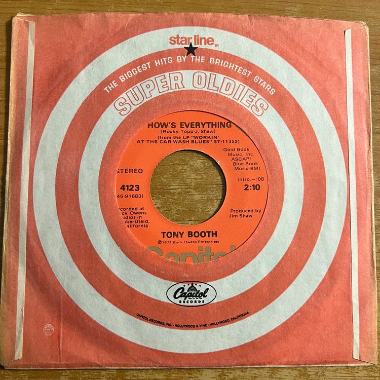 Tony Booth - How's Everything* / 1. US-Press. 1974 (Gebraucht) in Gais ...