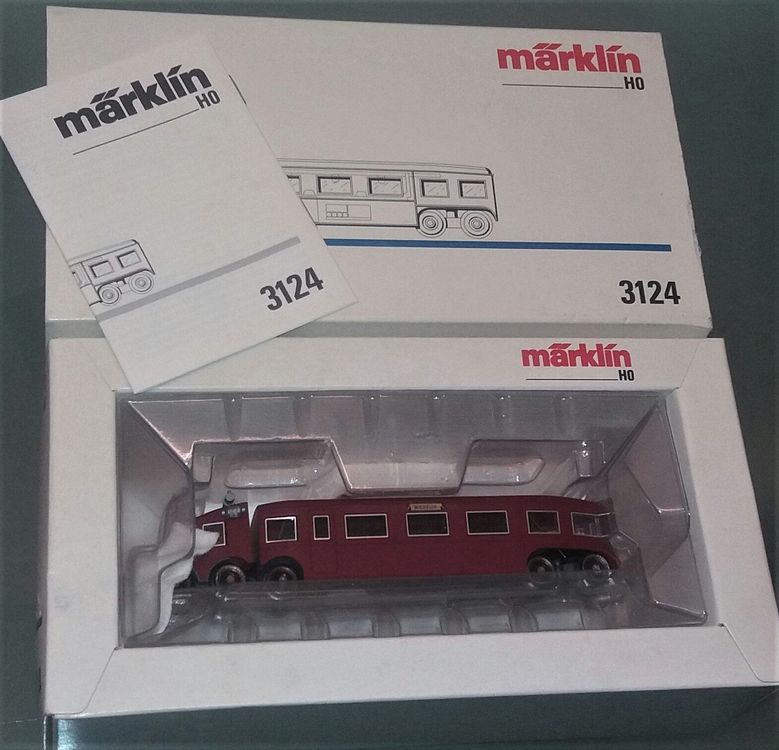 Märklin 3124 - MICHELINE Schienenbus-Vitrinenmodell-H0-AC (Gebraucht) in für CHF 99 – mit ...