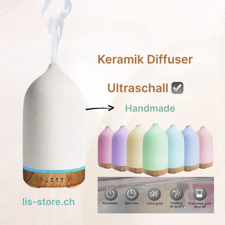 Keramik Handmade Diffuser Ultraschall (Neu und originalverpackt) in ...
