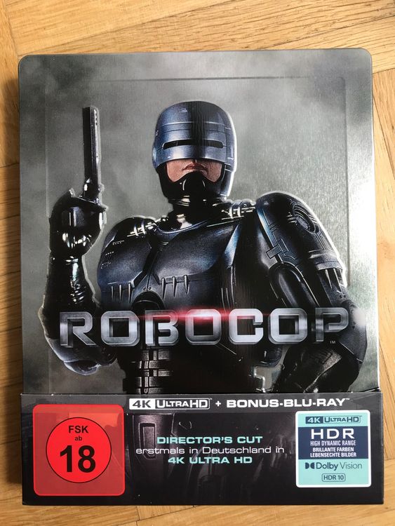 Robocop - 4K UHD + Bonus Blu-ray - Director's Cut -Steelbook (Neu (gemäss Beschreibung)) in ...