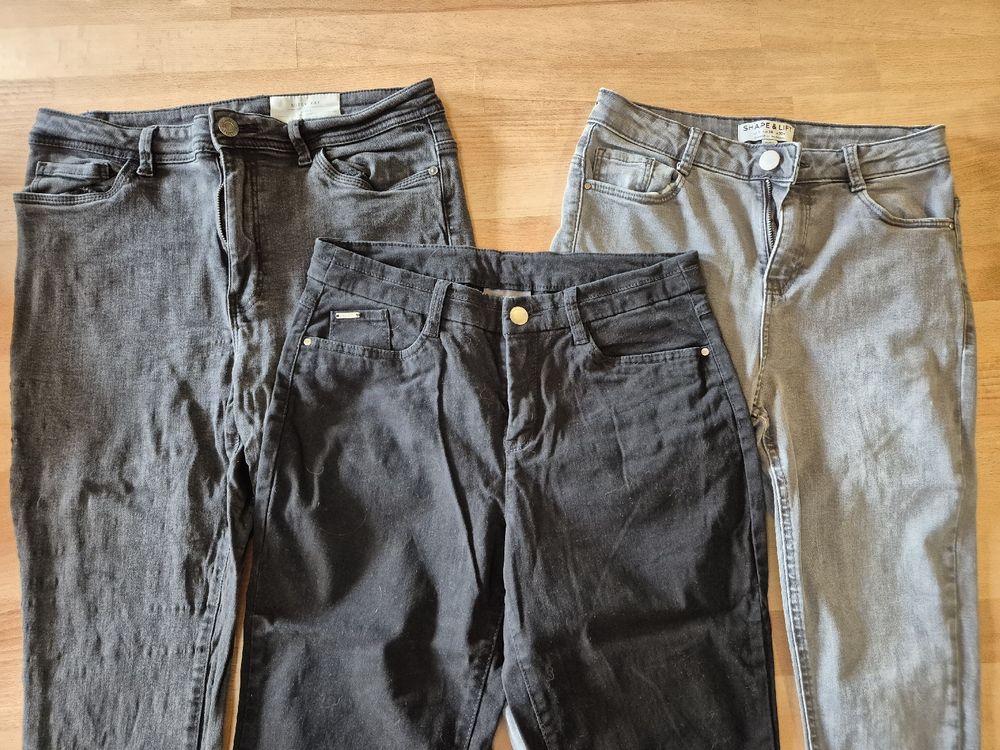 Jeans-Paket: 3 Stk. Jeans Damen, Gr. 38/M (Gebraucht) in Eggiwil für ...