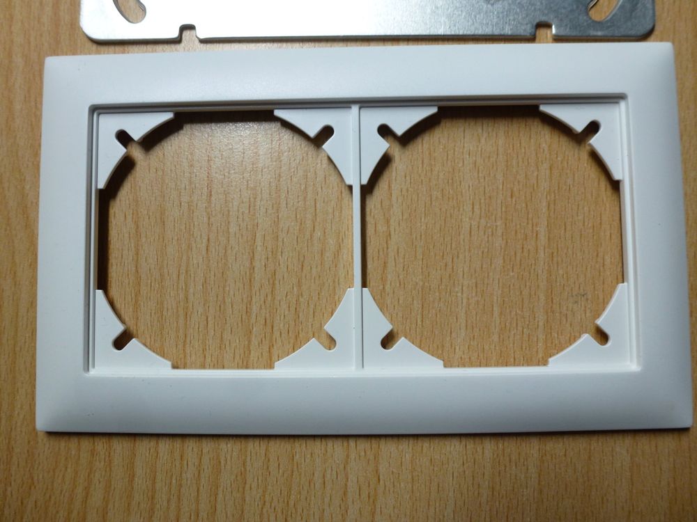 Feller Edizio Due UP Abdeckrahmen Gr.1-1 mit Montagerahmen w (Gebraucht ...