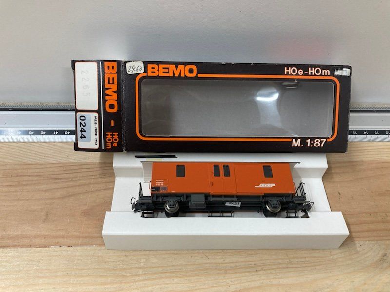 Bemo H0m 2265 Bahndienstwagen RhB Xk 9021 braun neues Logo (Neu (gemäss ...