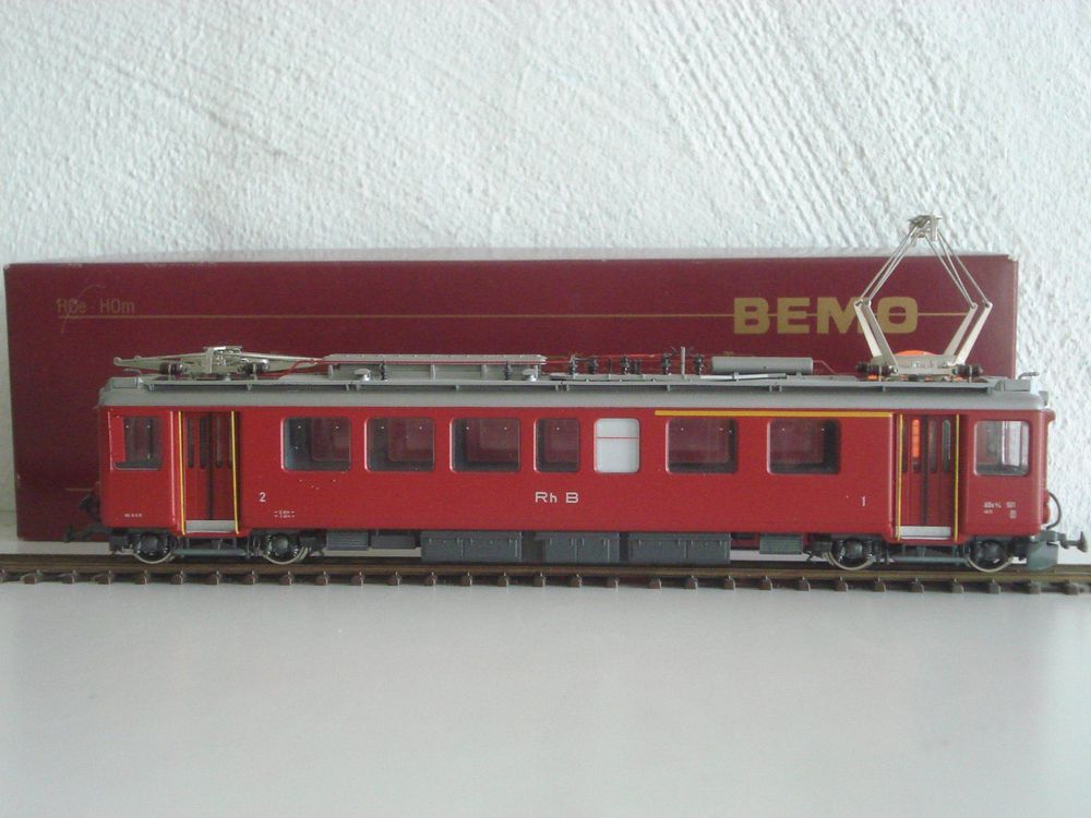 Bemo H0m: Triebwagen ABe 4/4 RhB d'rot (Gebraucht) in St.Gallen für CHF ...
