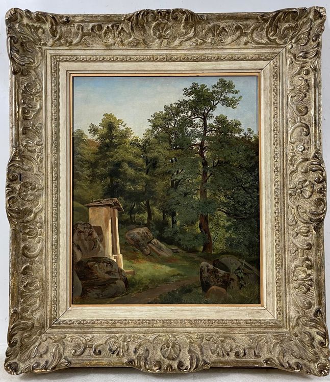 Alexandre Calame (1810-1864) grosses Gemälde - Wald Ansicht | Kaufen auf Ricardo